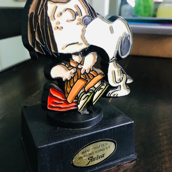 Aviva | Other | Vintage Aviva Collectible Snoopy With Peppermint Patty ...